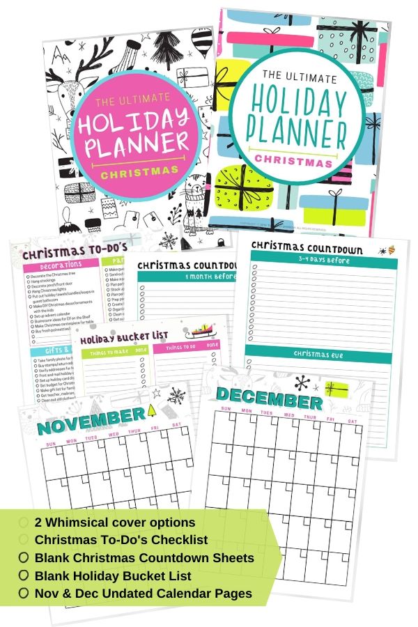 The ULTIMATE Christmas Planner - Printable Christmas Binder – The Savvy ...