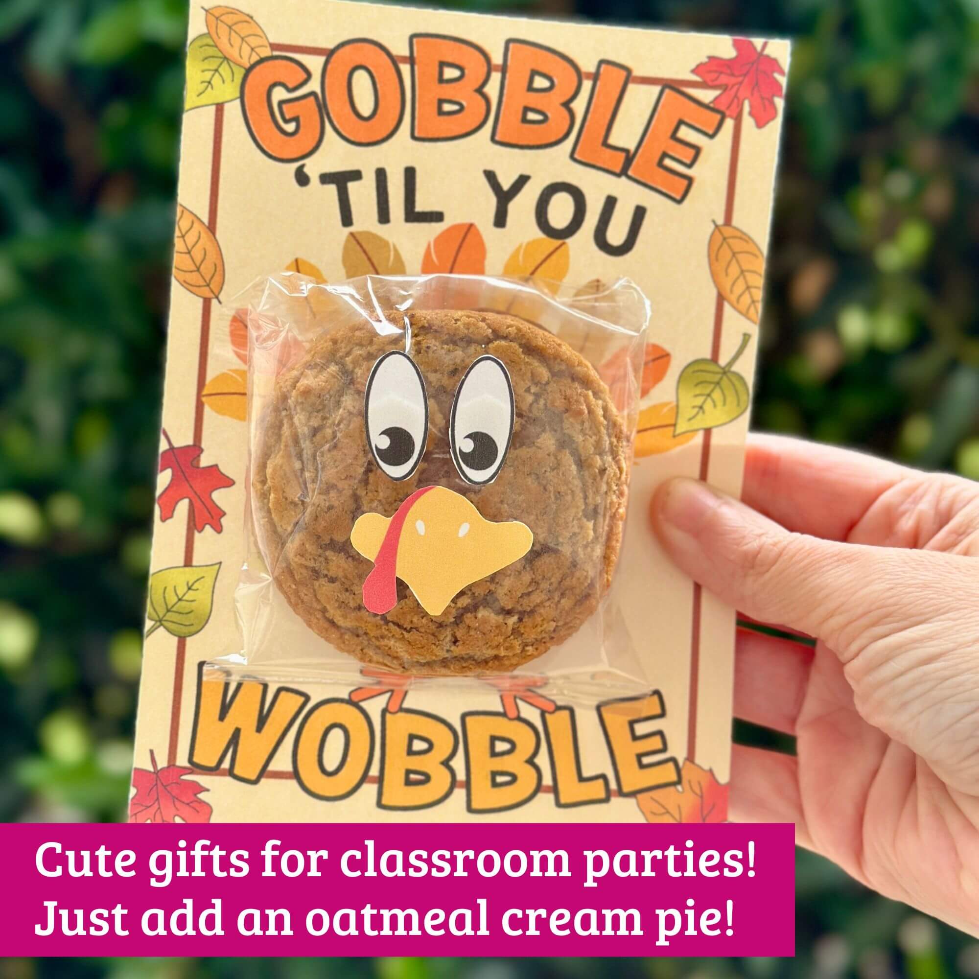 Gobble 'Til You Wobble Printable Thanksgiving Favor Tags – The Savvy ...