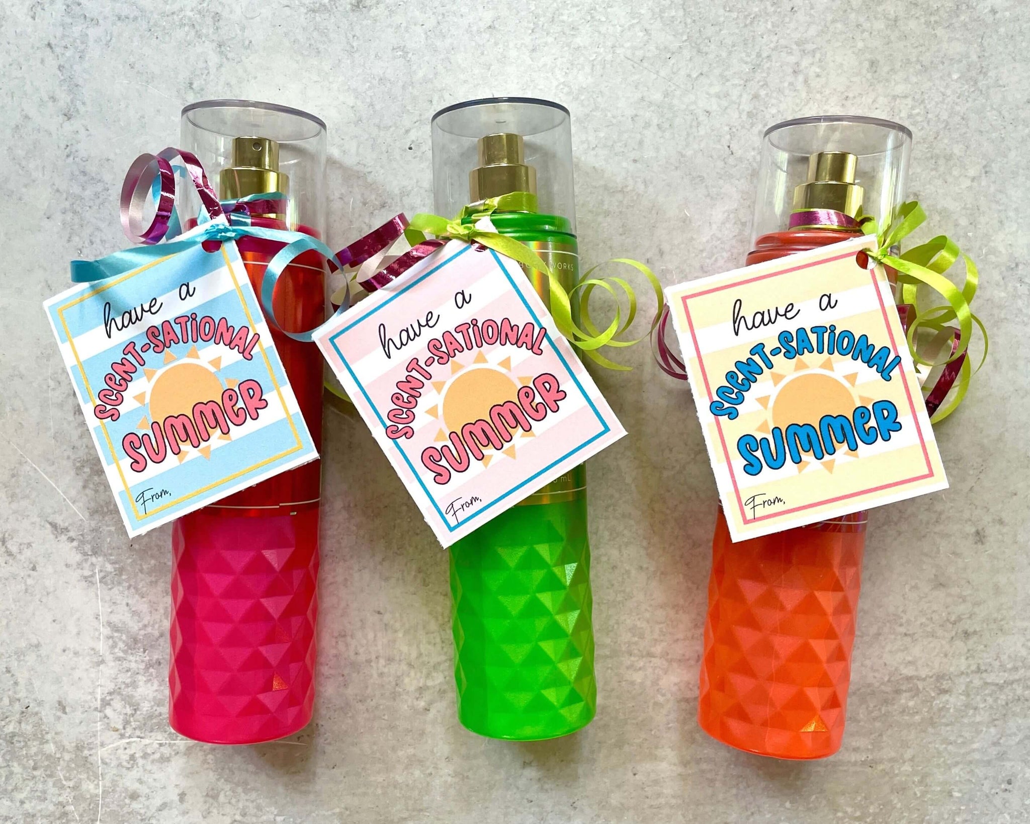 Printable Scent-Sational Summer Gift Tags – The Savvy Sparrow